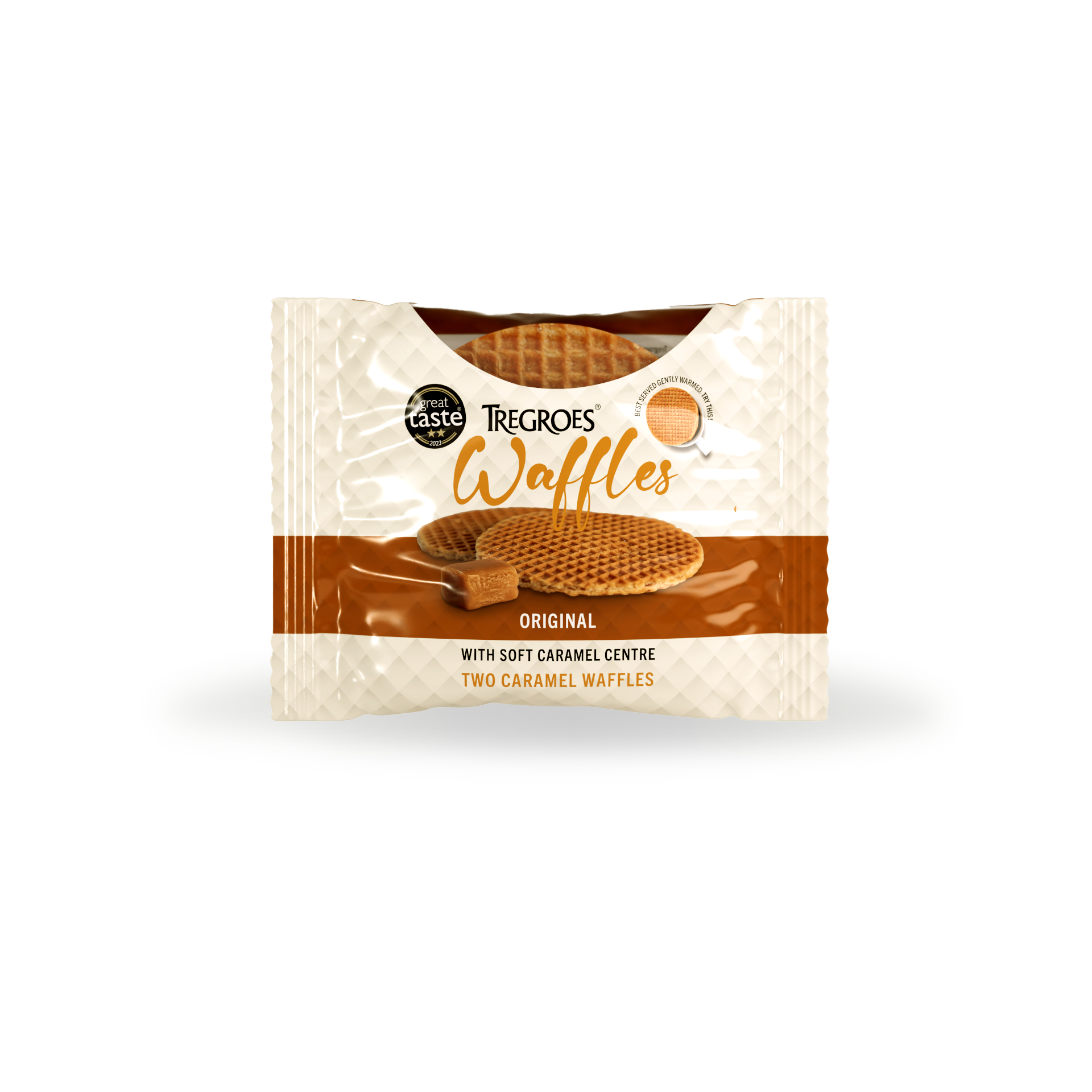 Tregroes Butter Toffee Waffles - Twin packs (30 in case) – Bwydydd ...